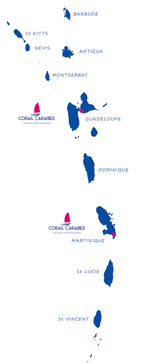 Corail Caraïbes - Location de Catamarans aux Antilles